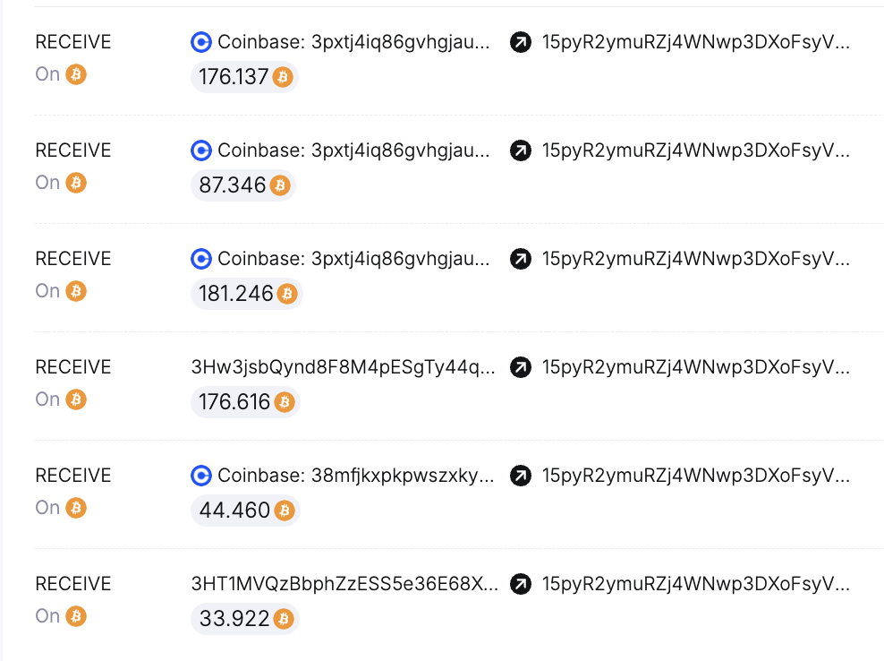 Fresh wallet withdrew BTC from CEX amid pump